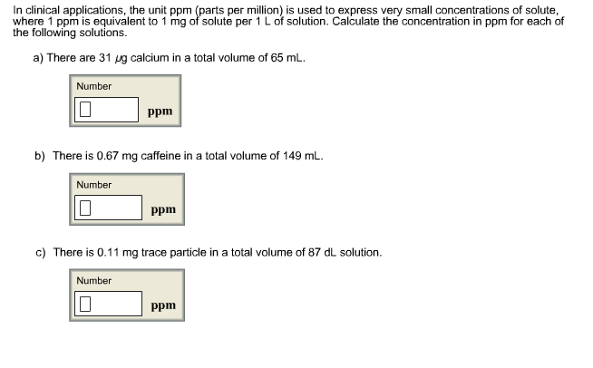 How To Calculate Ppm Concentration Naxrecf