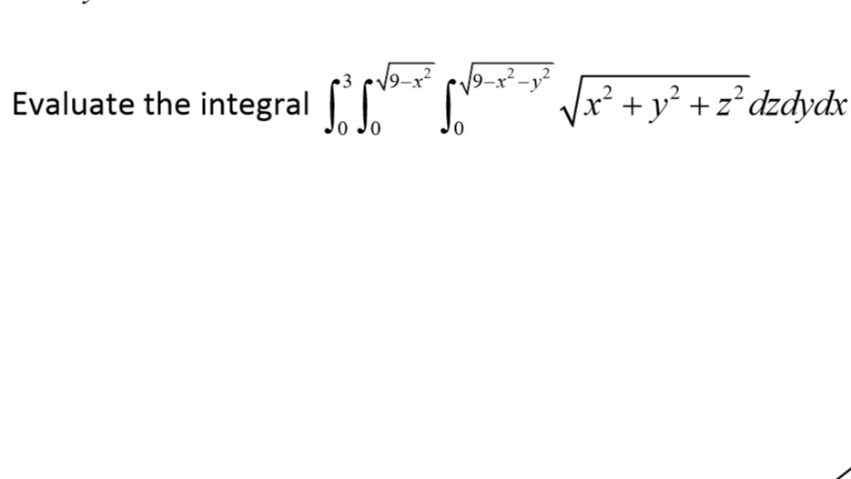 Solved Evaluate The Integral Integral3 0