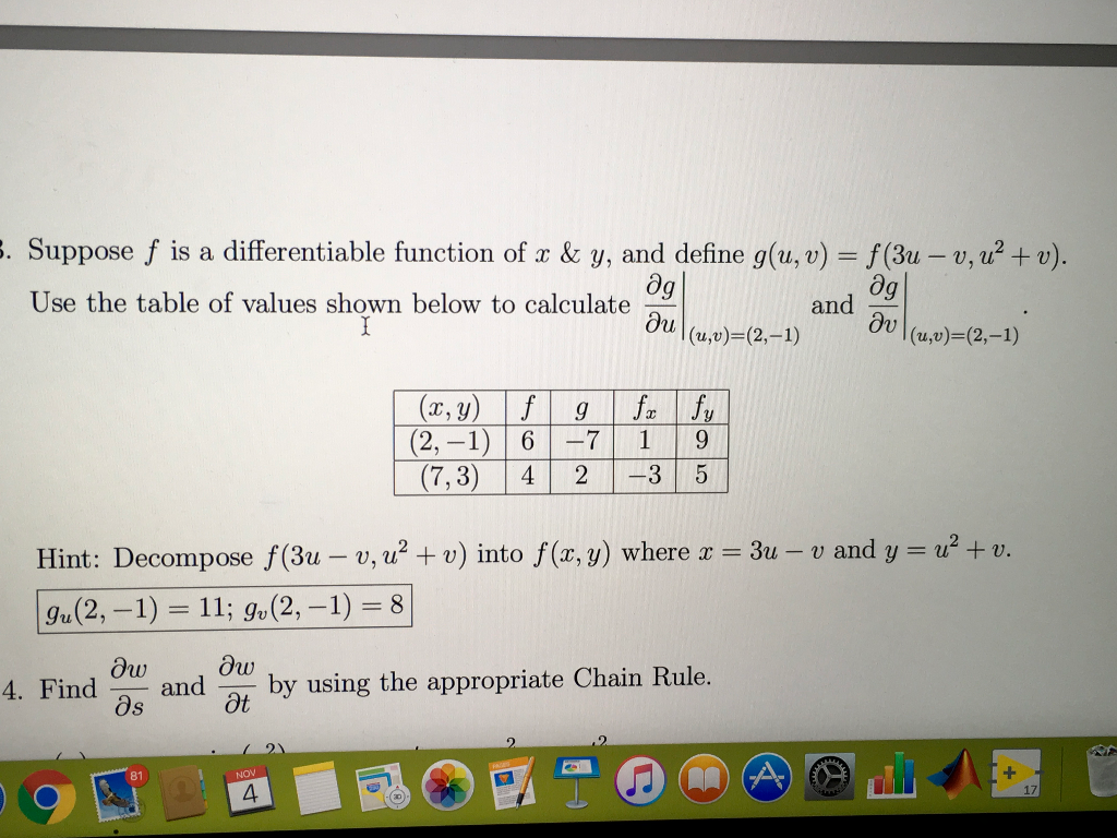 Solved Suppose F Is A Differentiable Function Of X And Y And