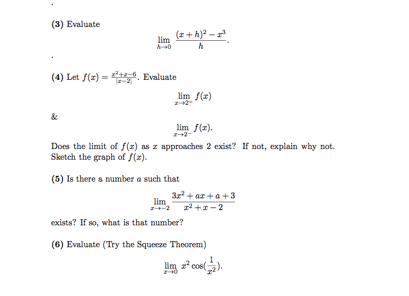 Solved Evaluate Let Fx X2x 6x 2 Evaluate And Does