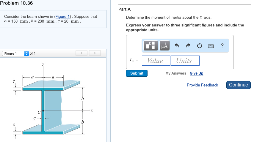 Solved Consider The Beam Shown In Figure 1 Suppose That A