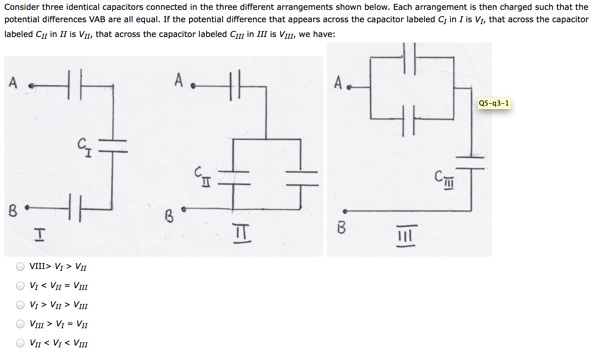 Solved Consider Three Identical Capacitors Connected In The