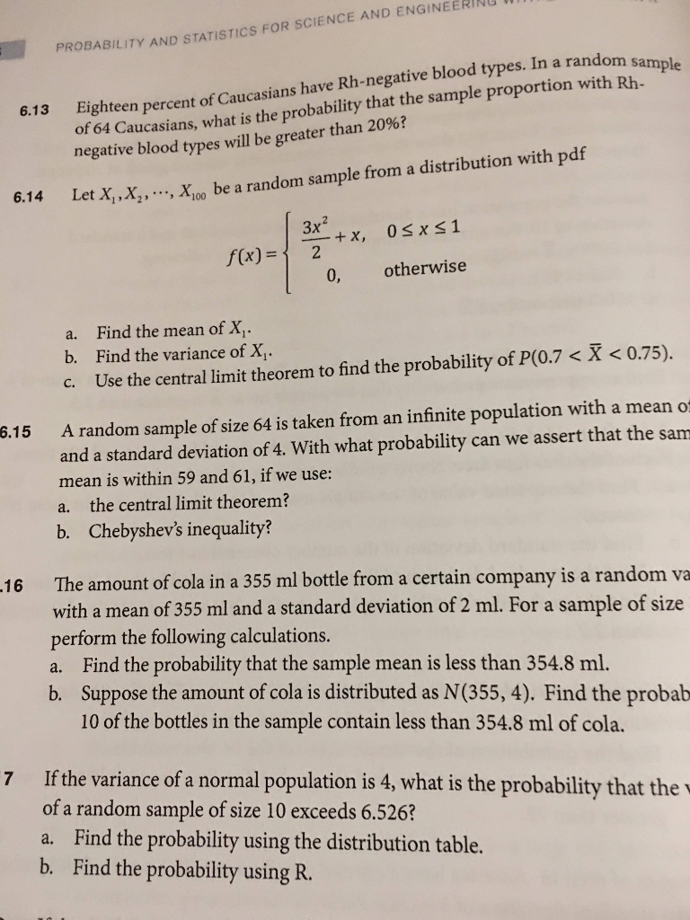 Solved 614 Let X1 X2 X100 Be A Random Sample From A