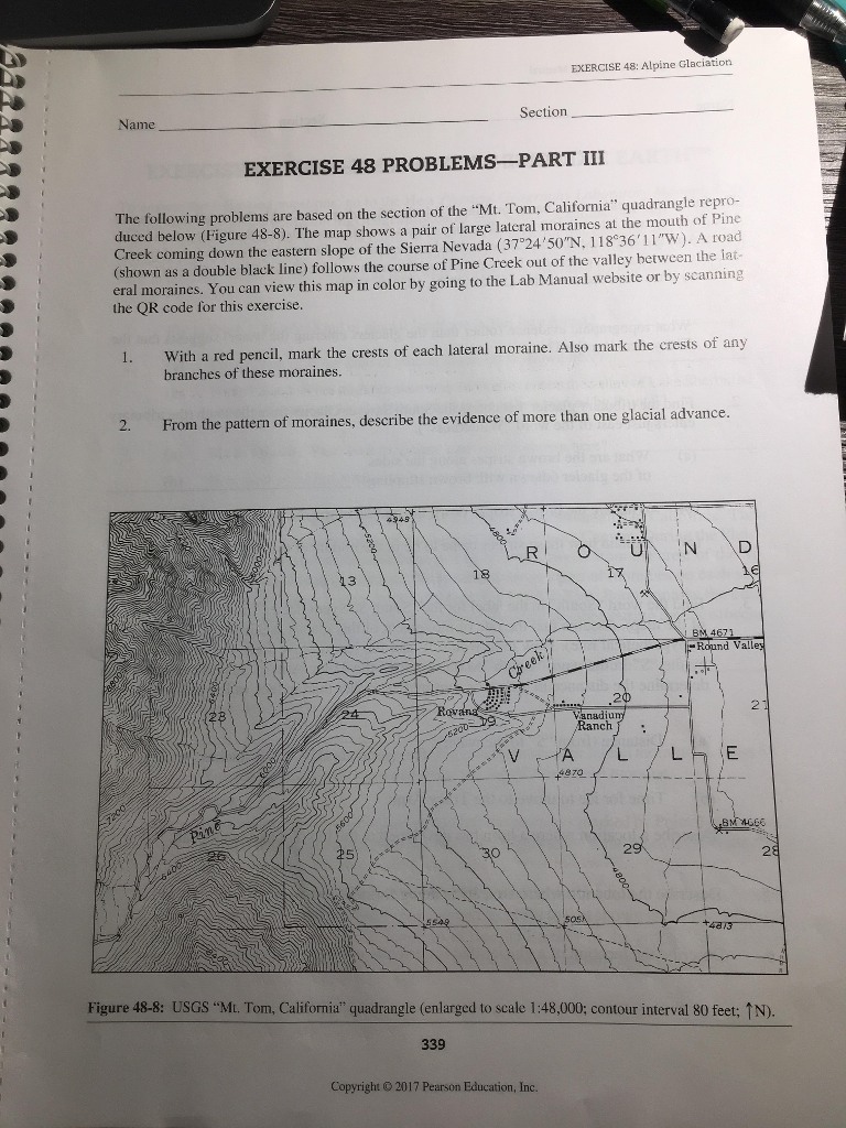 Solved Physical Geography Laboratory Manual Section Name