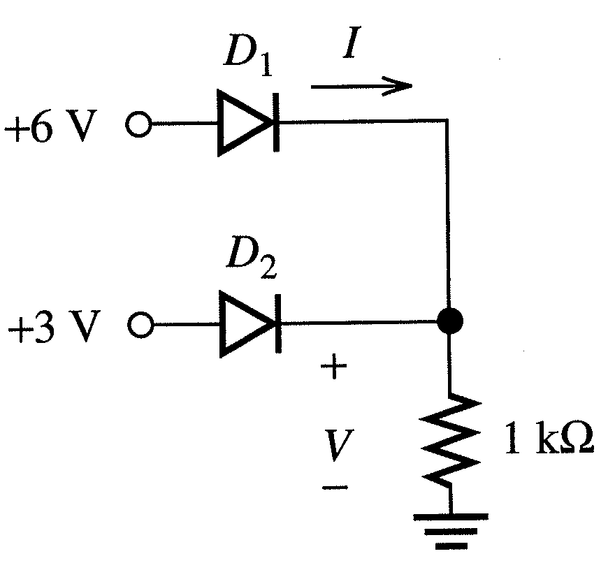 Solved Assume The Diodes In The Circuit Shown Are Ideal