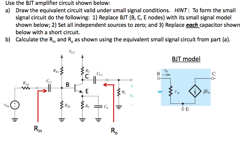 Get Answer Draw The Ac Small Signal Equivalent Circuit For 49 Off