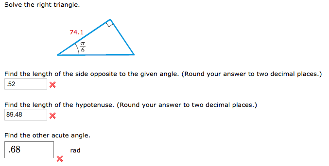 How To Find The Side Of A Right Triangle With An Angle And A Side