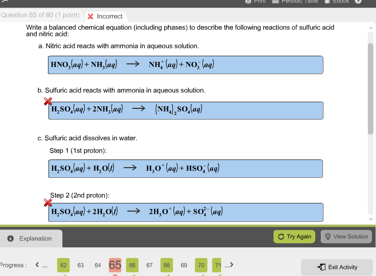 Solved Write A Balanced Chemical Equation Including Phases