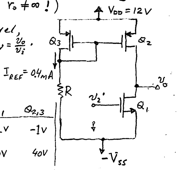 Draw The Small Signal Equivalent Circuit Model And