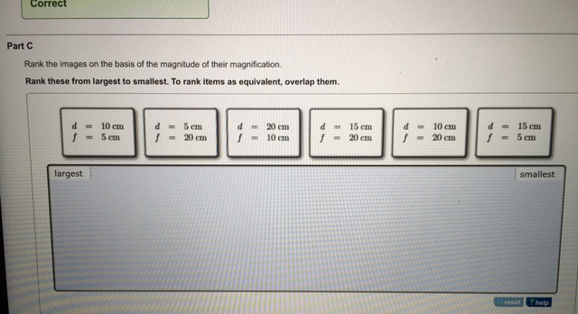 Solved Rank The Images On The Basis Of The Magnitude Of