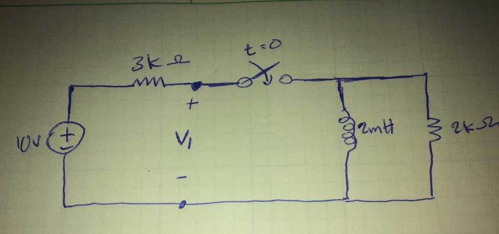 Solved Consider The Circuit Shown Given That The Switch