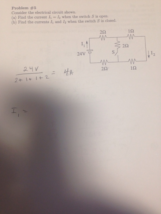 Solved Consider The Electrical Circuit Shown Find The