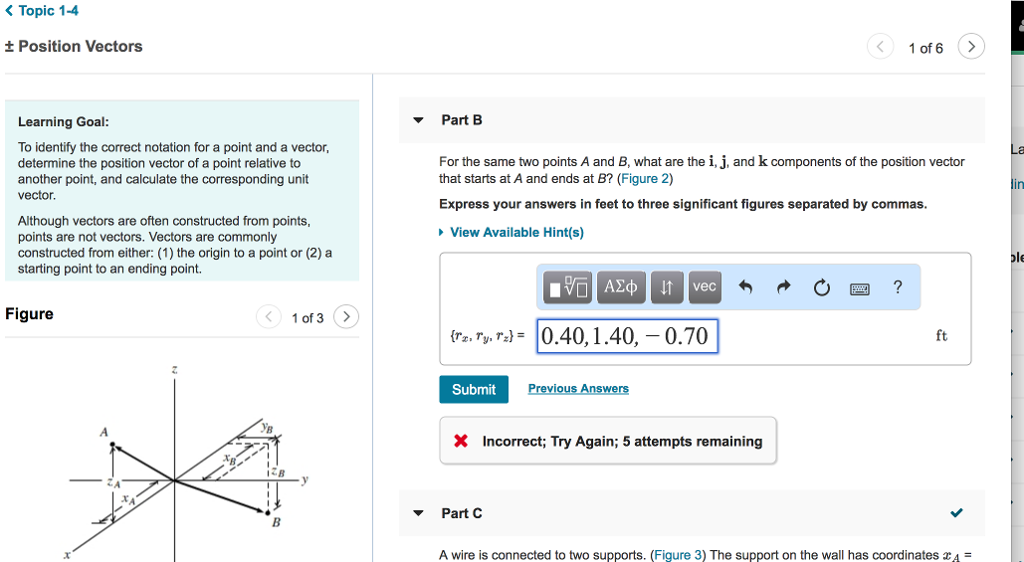 Solved As Shown On The Coordinate System Points A And B