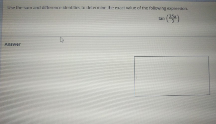 Using The Sum And Difference Identities To Find Exact