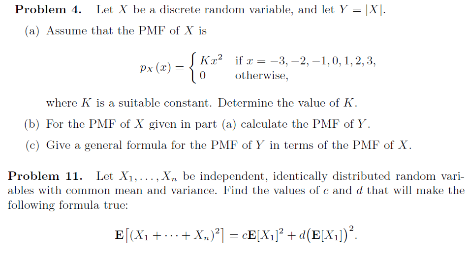 Solved Let X Be A Discrete Random Variable And Let Y X