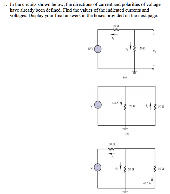 Solved For The Circuit Shown In The Figure Figure 1 Find Chegg Com