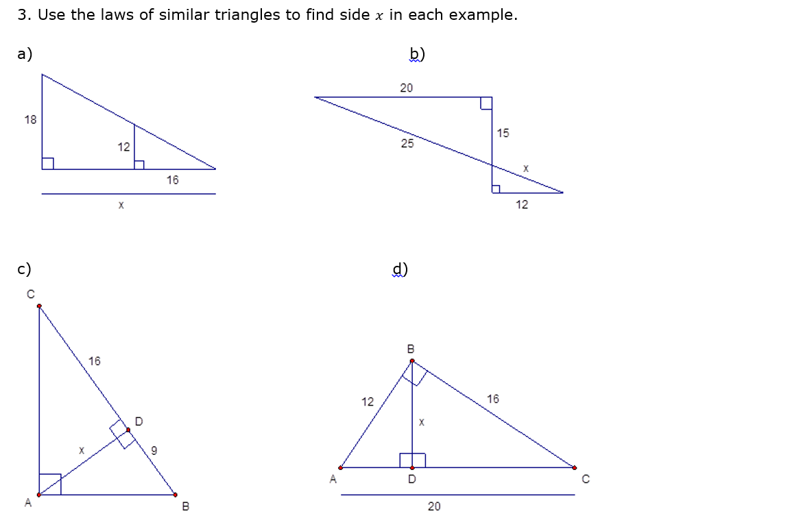 Law Of Similar Triangles Law Of Similarity Examples Kellydli