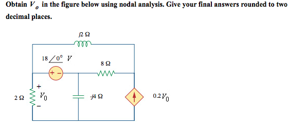 Solved Use Mesh Analysis To Determine Current Io In The