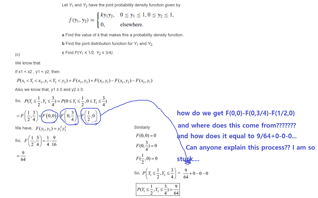 Solved Let Y1 And Y2 Have The Joint Probability Density