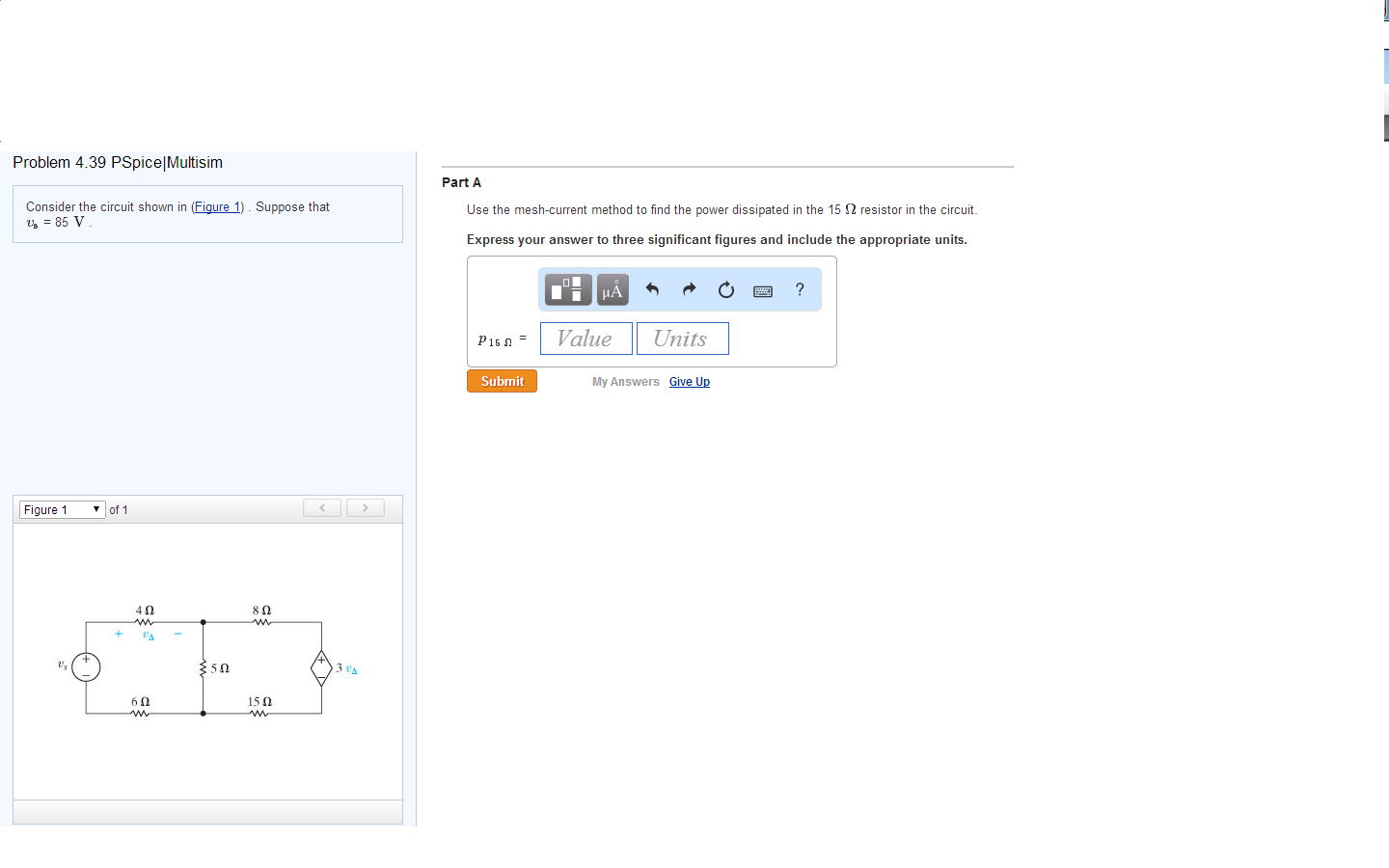 Solved Consider The Circuit Shown In Figure 1 Suppose That Vb