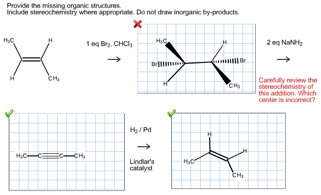 Solved Provide The Missing Organic Structures Include