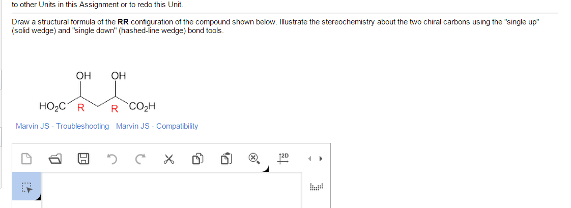 Solved Draw A Structural Formula Of The Rr Configuration Of