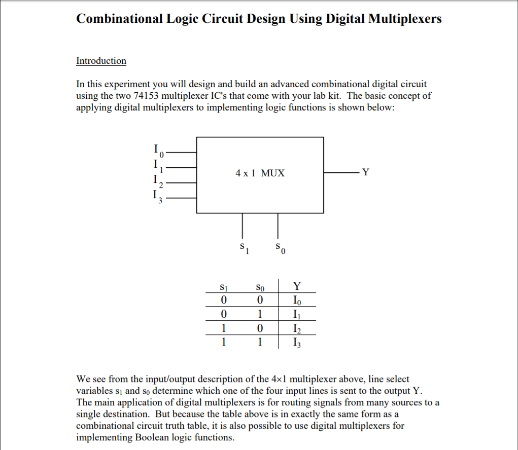 Solved Combinational Logic Circuit Design Using Digital