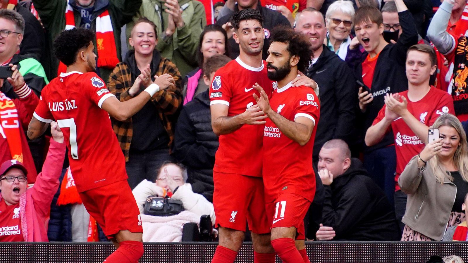 Liverpool 3 1 West Ham Salah Nunez And Jota All Score As Klopps Side