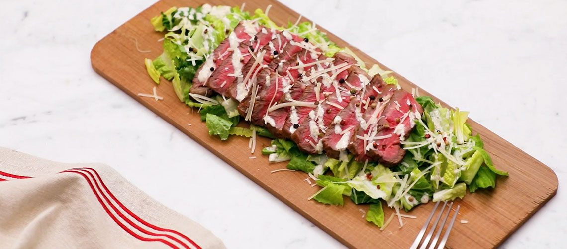 Yummy Share Grilled Steak Caesar Salad