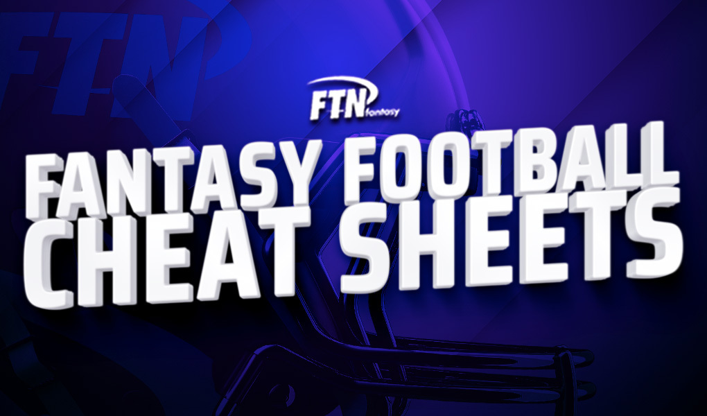 Fantasy Football Cheat Sheets 2022 Updated Rankings For Ppr Standard