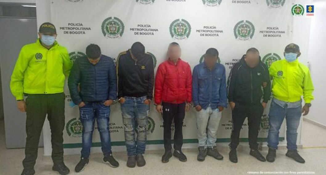 Dos Bandas De Delincuentes Fueron Capturadas En Bogotá