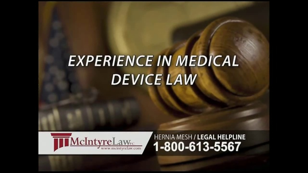 Mcintyre Law Pc Tv Commercial Hernia Mesh Ispottv