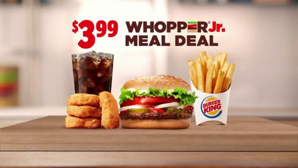 Burger King Whopper Jr Meal Deal Tv Commercial Going Crazy Ispottv