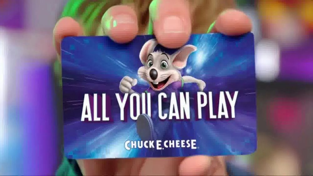 Chuck E Cheeses All You Can Play Tv Commercial Tickets Grow On