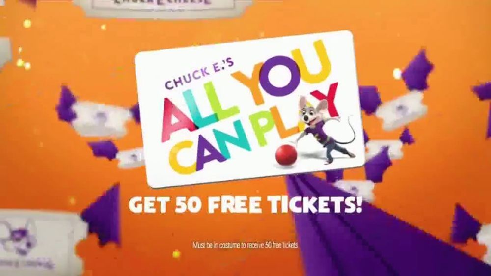 Chuck E Cheeses All You Can Play Tv Commercial World Of Fun 50