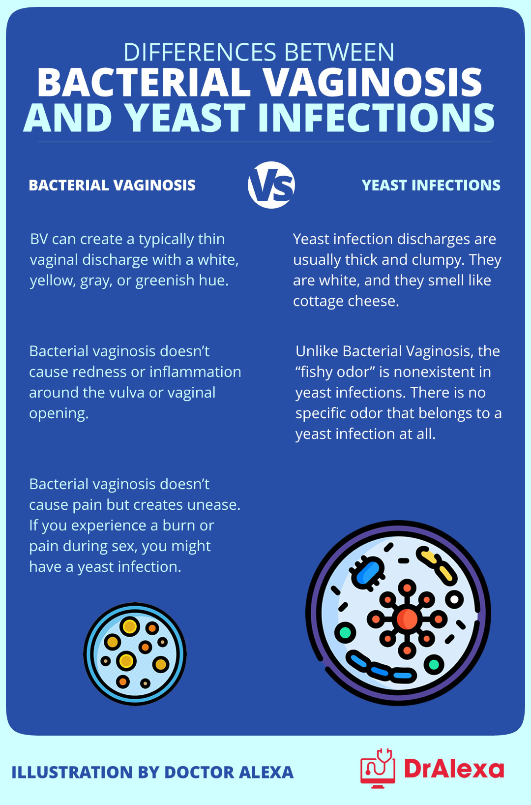 Bv Vs Yeast Infection Everything You Need To Know Doctor Alexa