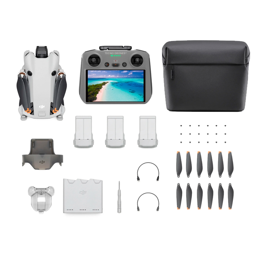 Drone Dji Mini 4 Pro 4k Fly More Combo Plus Dji Rc 2 Com Tela Fhd Br