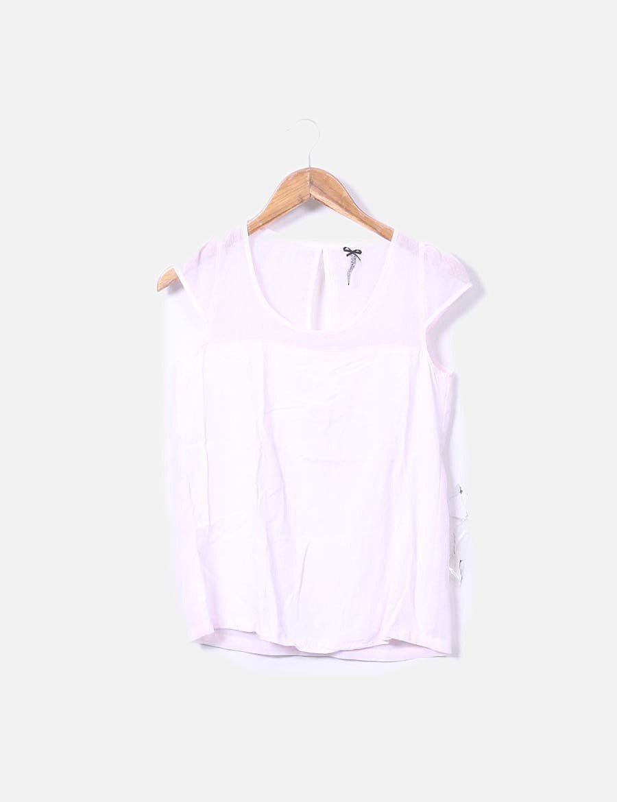 Stradivarius Camiseta Rosa Combinada Descuento 69 Micolet