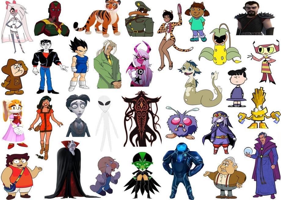 Click The V Cartoon Characters Iii Quiz By Ddd62291