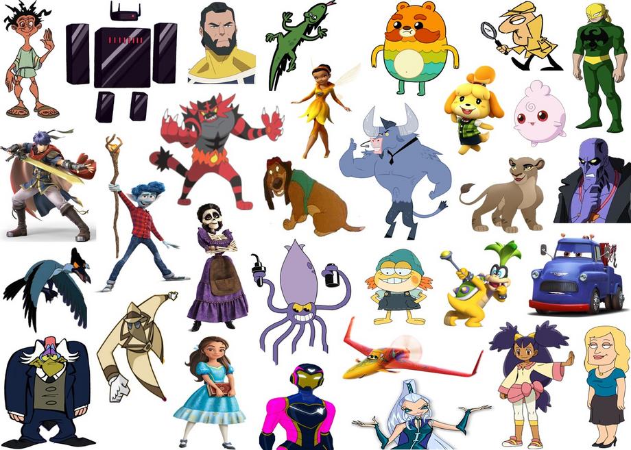 Click The Red Cartoon Characters Quiz By Ddd62291