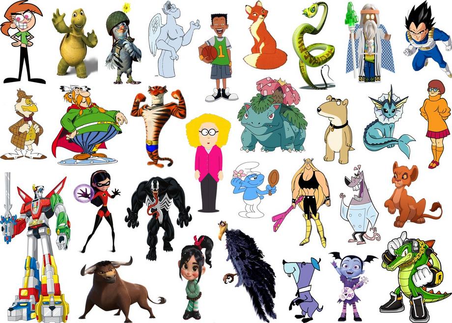 Click The V Cartoon Characters Quiz By Ddd62291