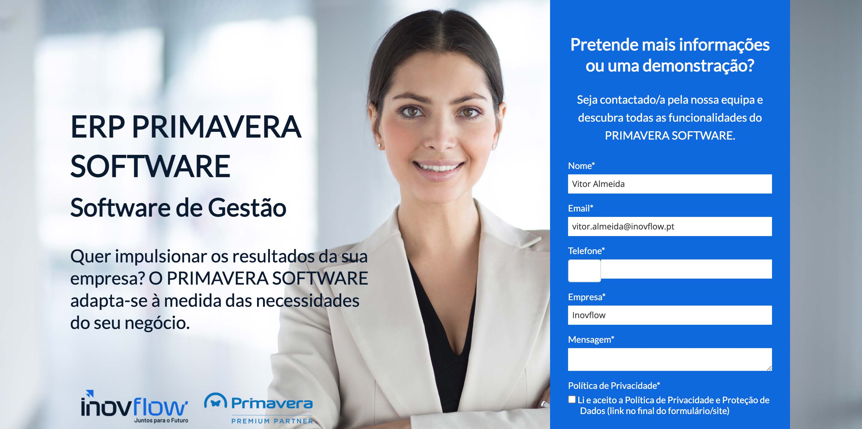 Erp Primavera Software De Gestão Inovflow