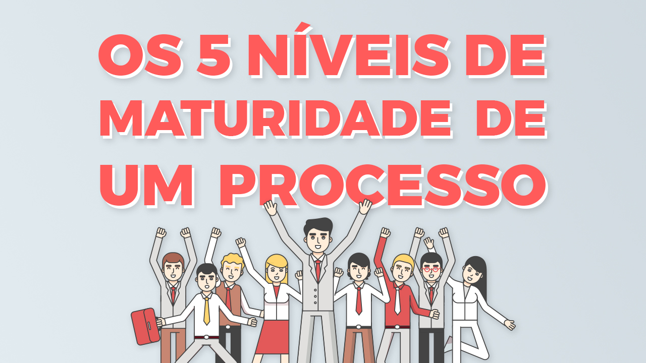 Infográfico Os 5 Níveis De Maturidade De Um Processo