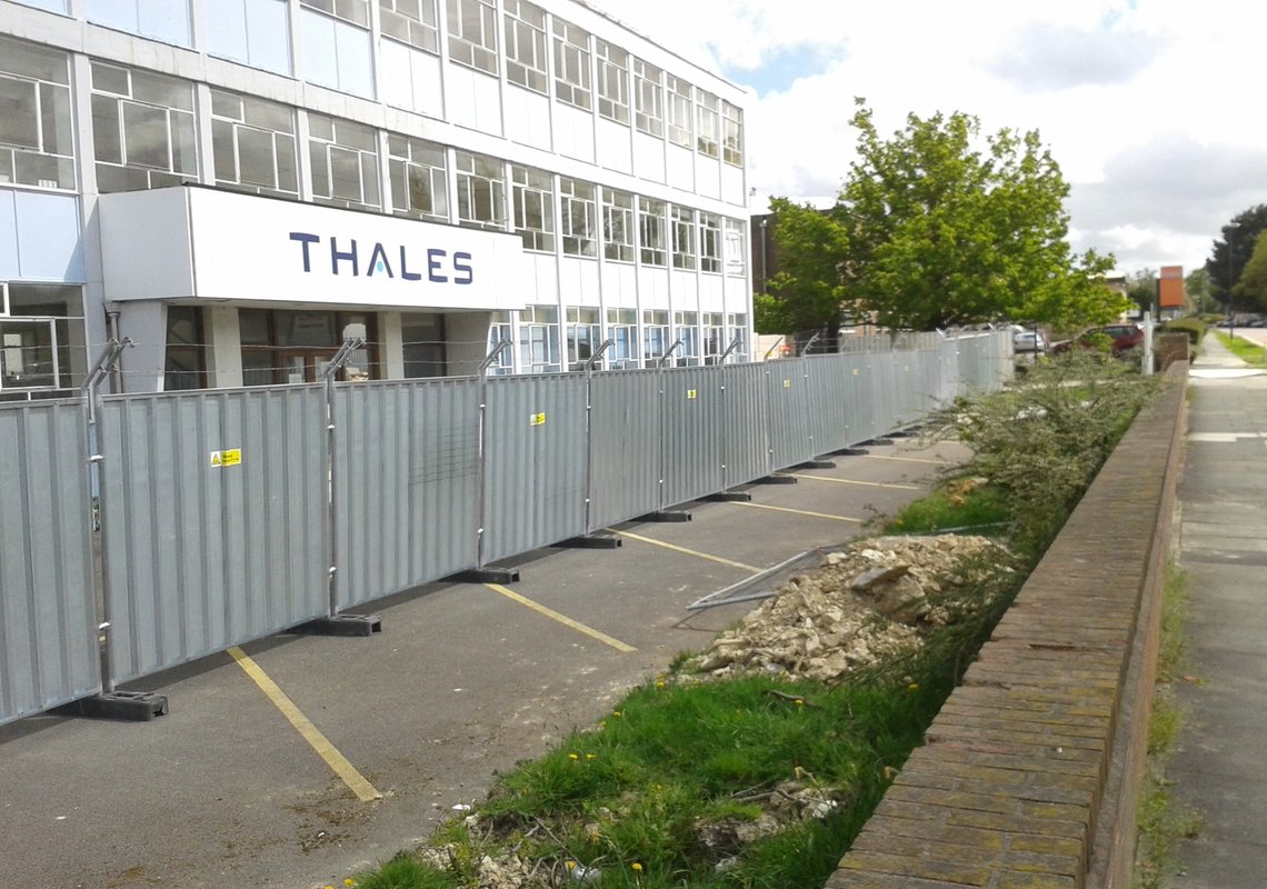 Temporary Steel Hoarding For Sale Or Hire Nationwide Safesite Facilities