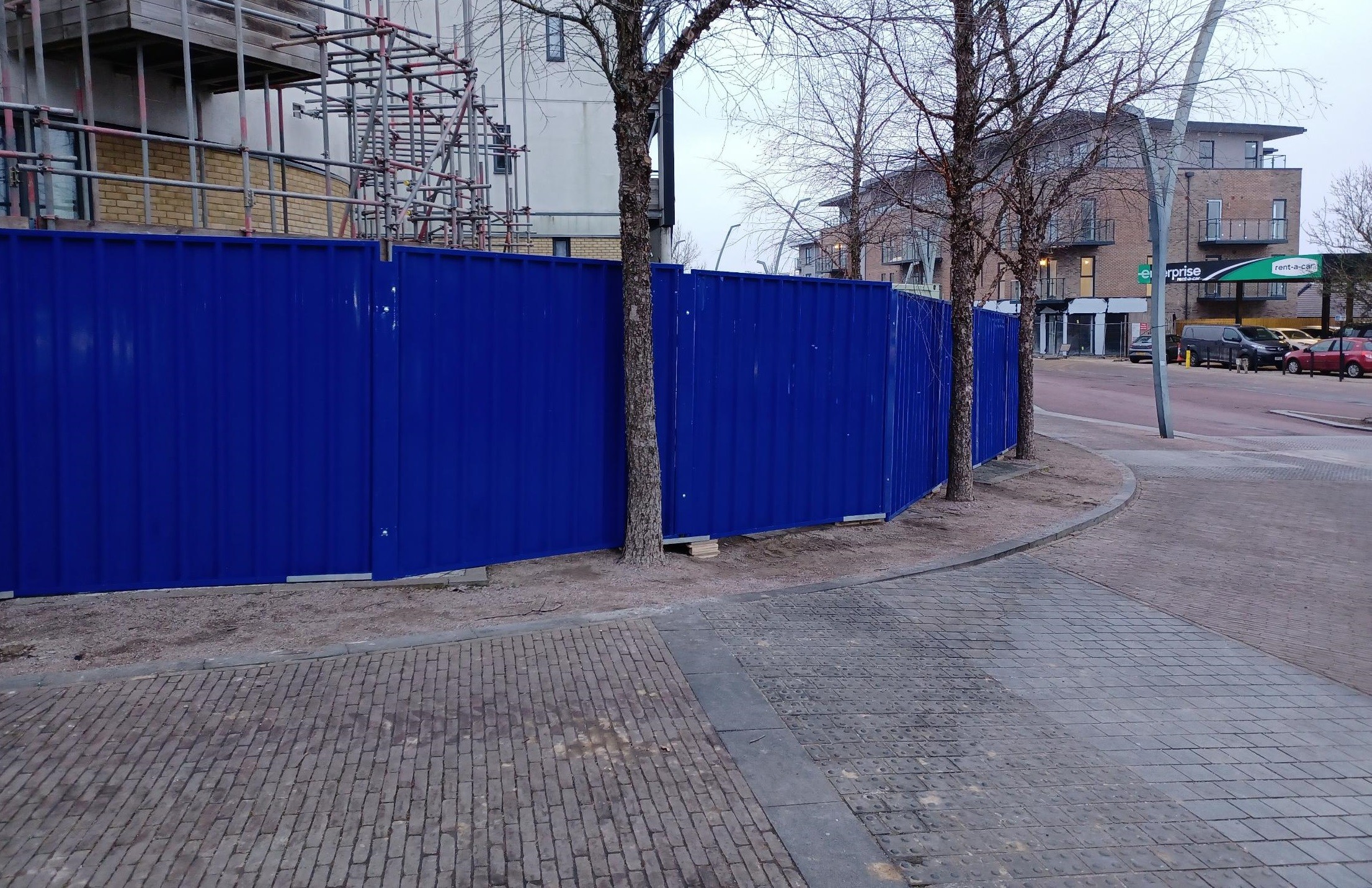 Installation Of Steel Hoarding In Kent Safesite Facilities