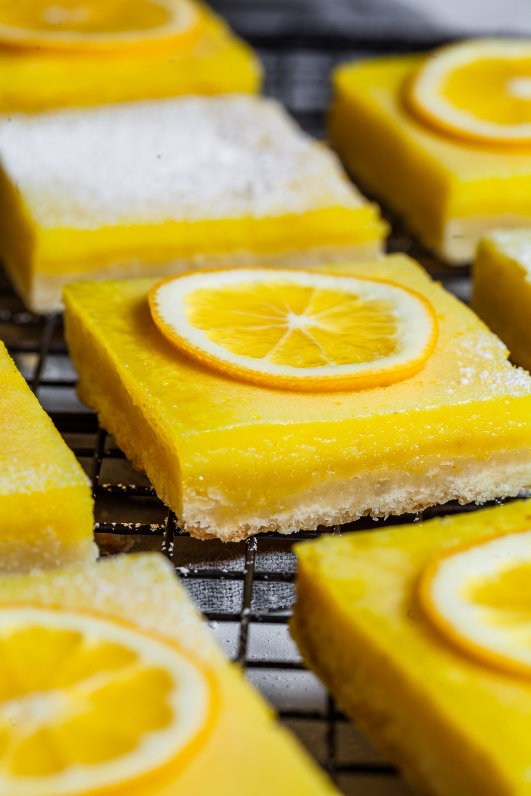 Classic Easy Meyer Lemon Bars With Shortbread Crust Olive And Mango