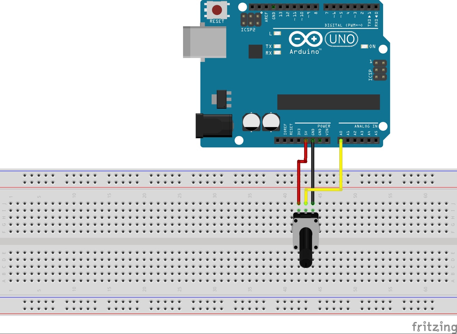 Cara Membaca Input Pin Analog Pada Arduino Analogread