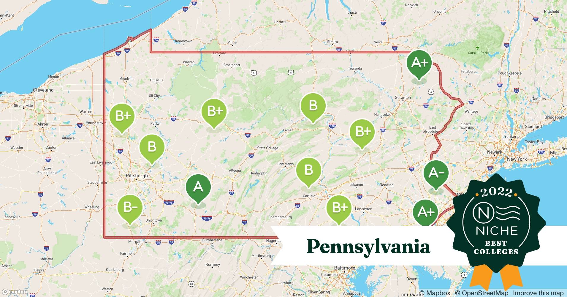 2022 Best Colleges In Pennsylvania Niche