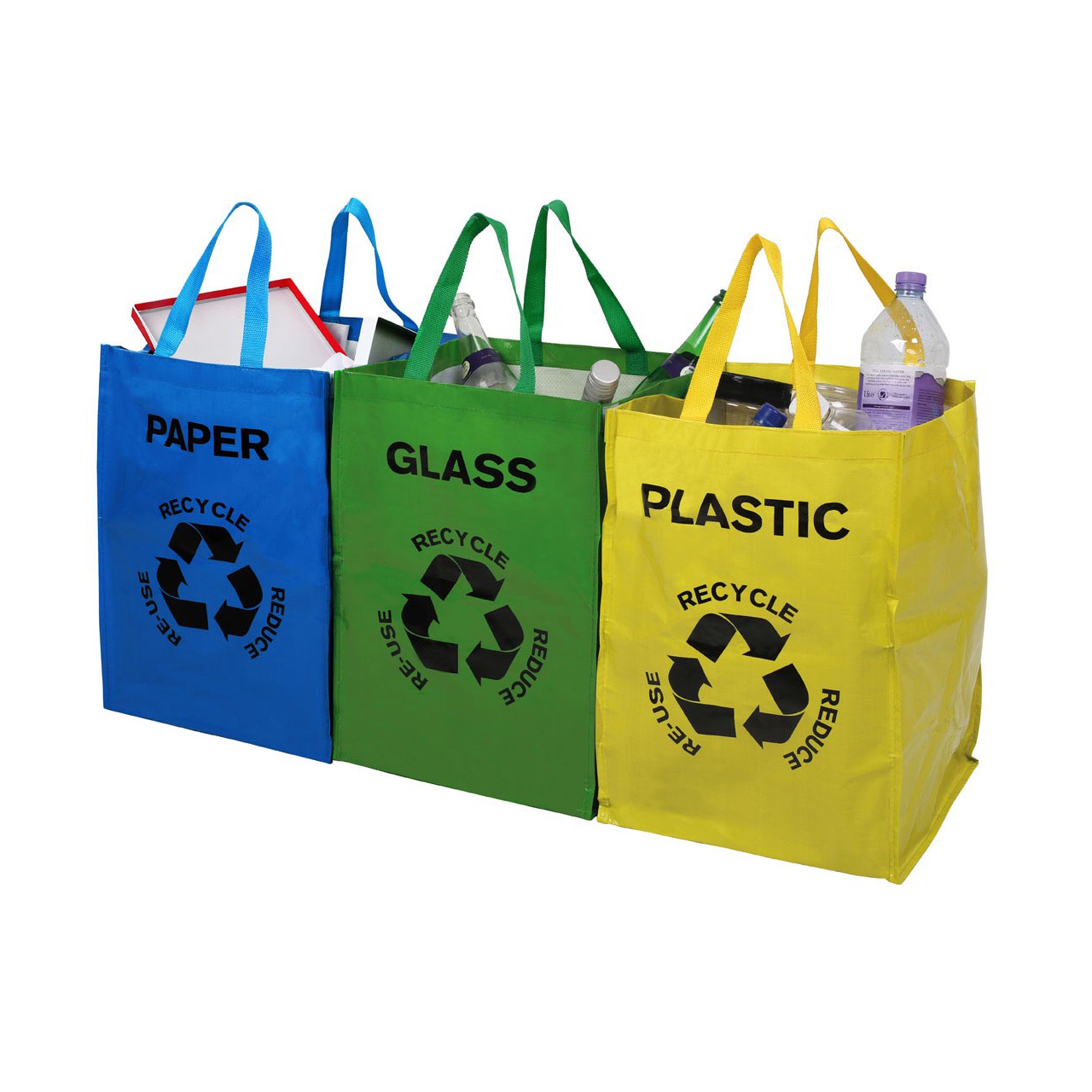 Recycling Bags Set Of 3