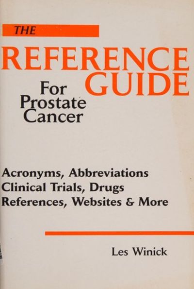 Biblio The Reference Guide For Prostate Cancer Acronyms